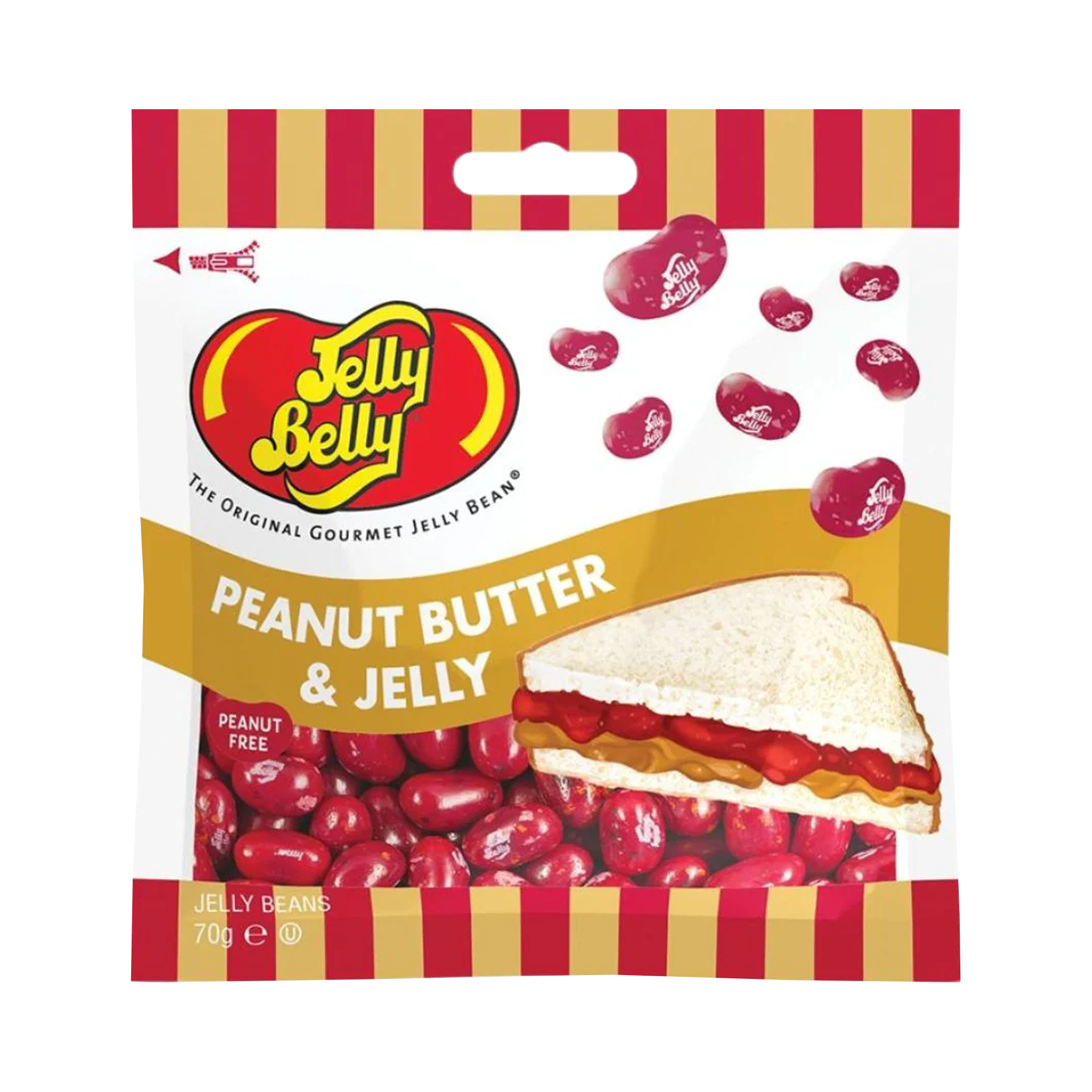 Jelly Belly Peanut butter & Jelly, caramelle al gusto di sandwich alla ...